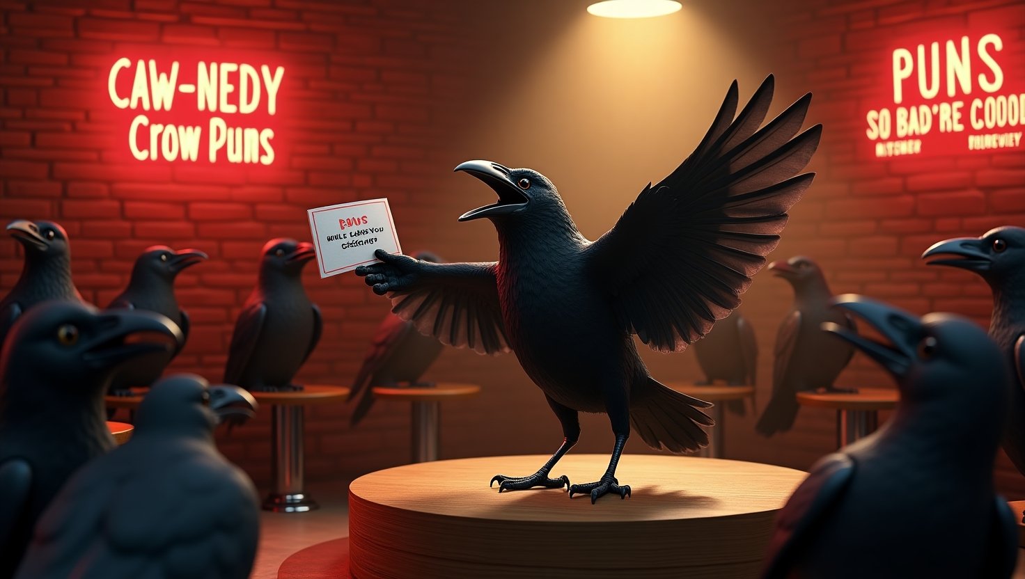 175+ Crow Puns That Will Leave You Crowing with Laughter